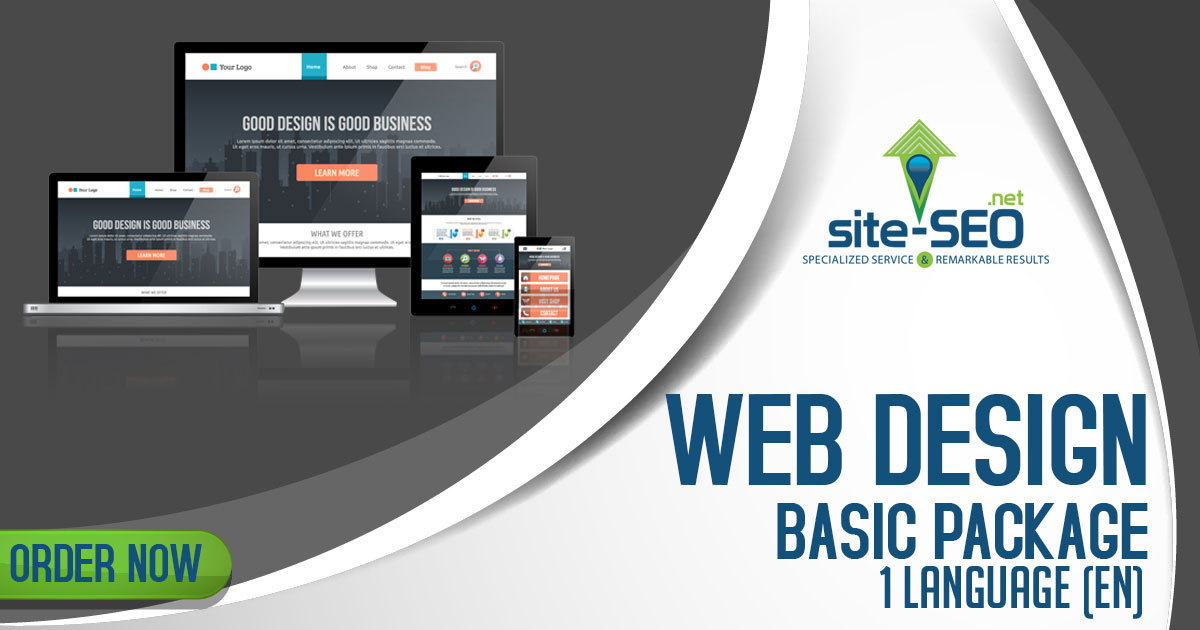 Web Design Basic Package-1 Language (EN) - Site SEO